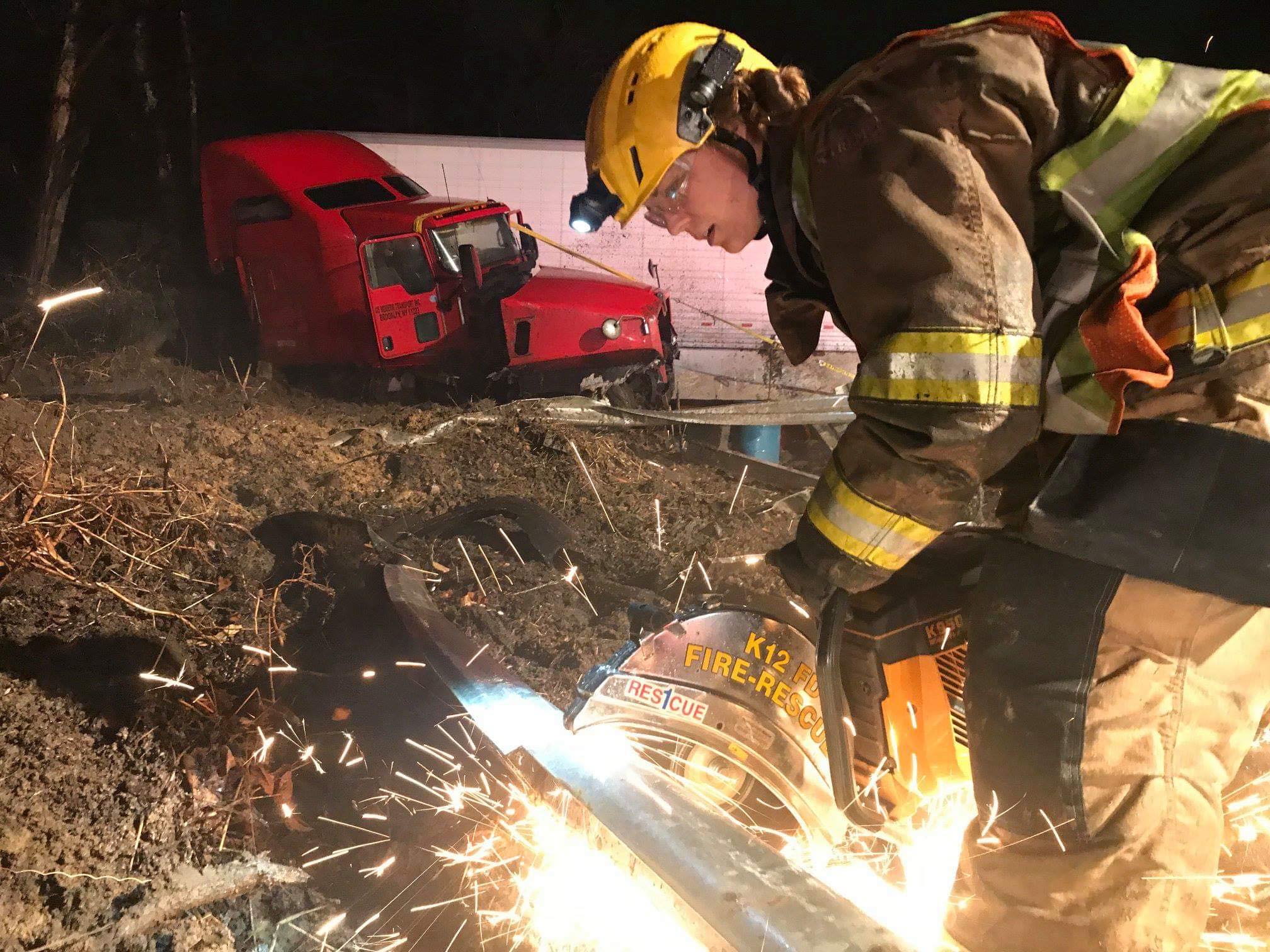 Tractor Trailer Crash On Beltway Bethesda Chevy Chase Rescue Squad