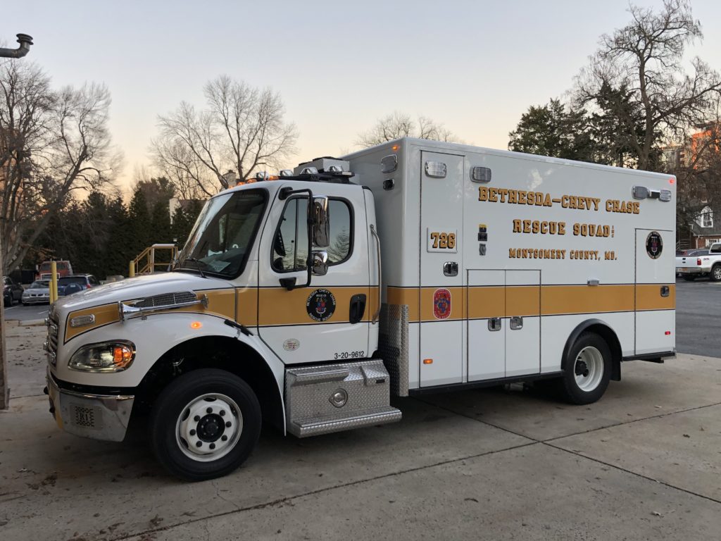 New BCCRS Ambulance - Bethesda-Chevy Chase Rescue Squad
